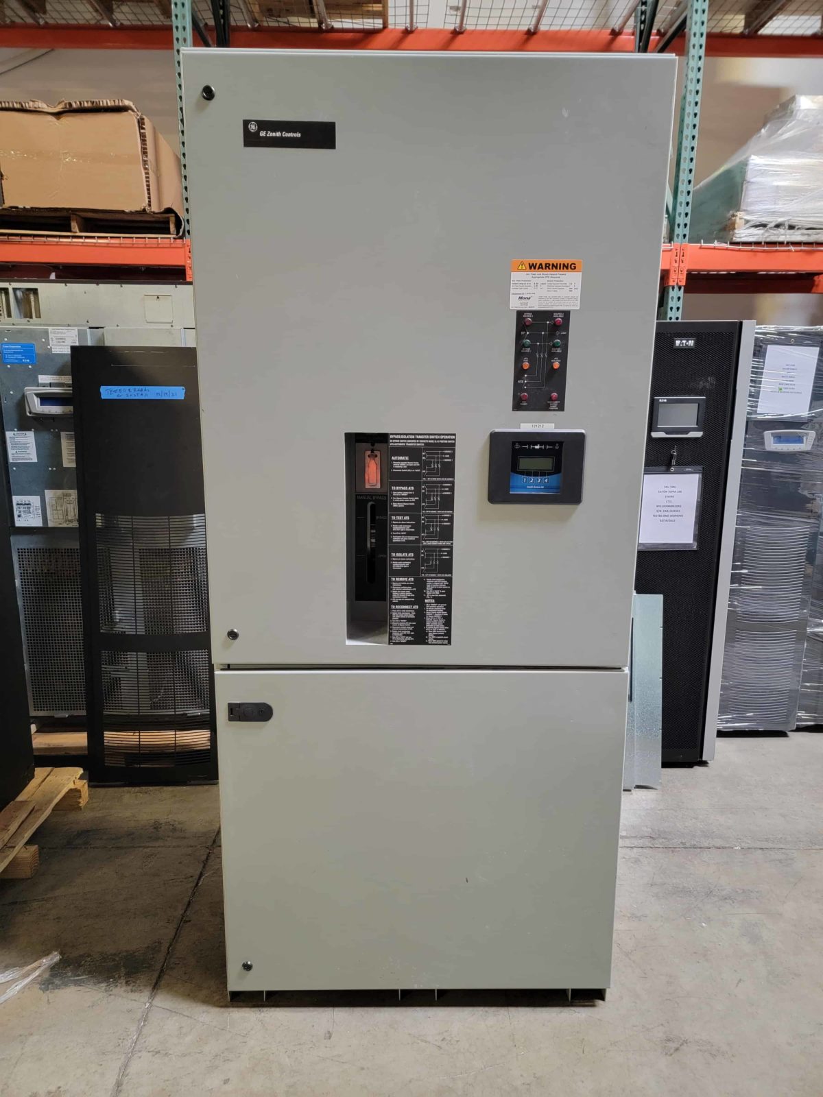 600A GE Zenith NEMA1 Isolation Bypass ATS | CI Group