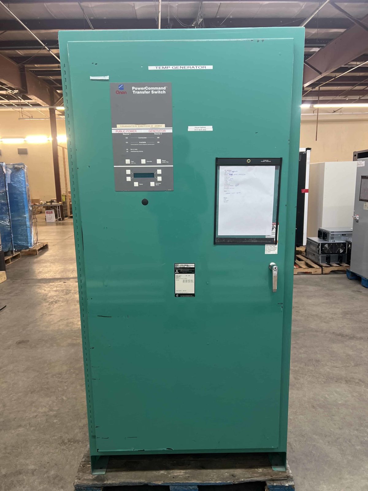 Cummins 1200A 240V 3P Automatic Transfer Switch | CI Group