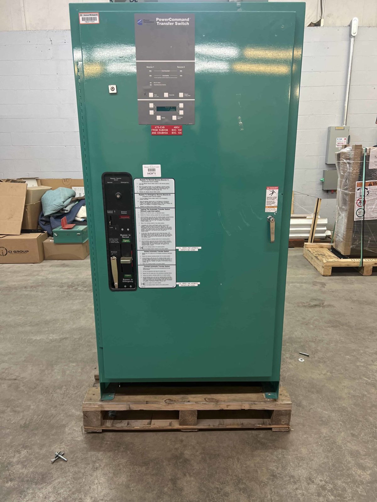 Cummins 225A 480V 4P Automatic Transfer Switch | CI Group