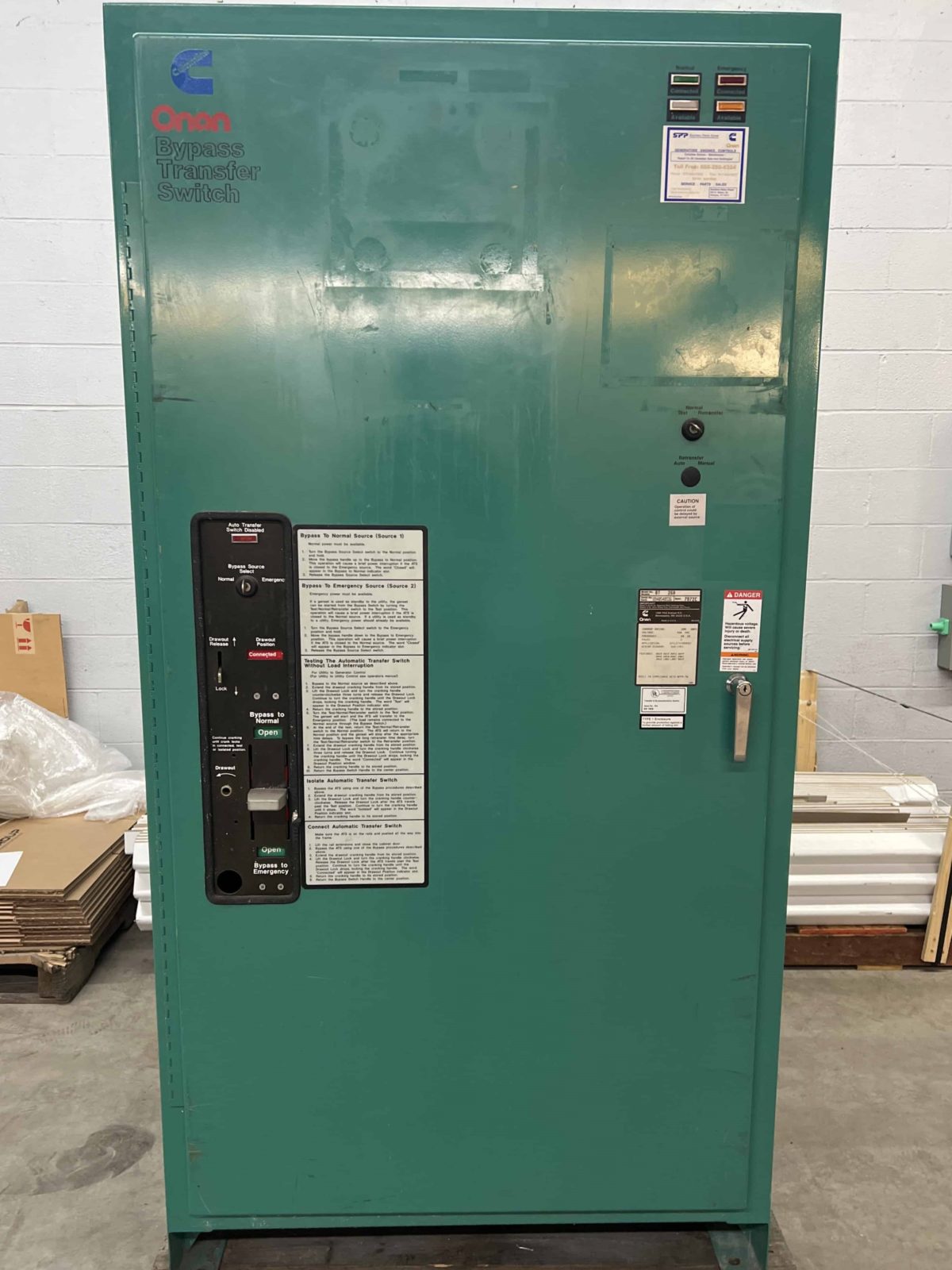 Cummins 260A 480V Automatic Transfer Switch
