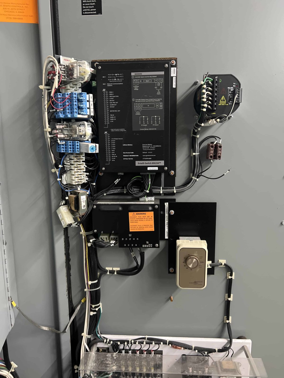 GE Zenith 800A 277/480V Nema3R Automatic Transfer Switch