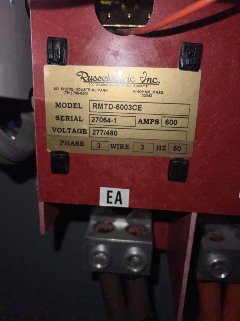 Russelectric 600A Automatic Transfer Switch | CI Group