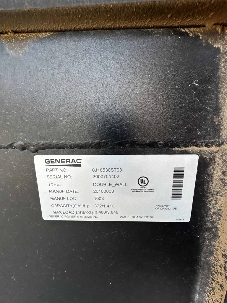 Generac SD200 200 KW 120/208V Sound Attenuated Diesel Generator | CI Group