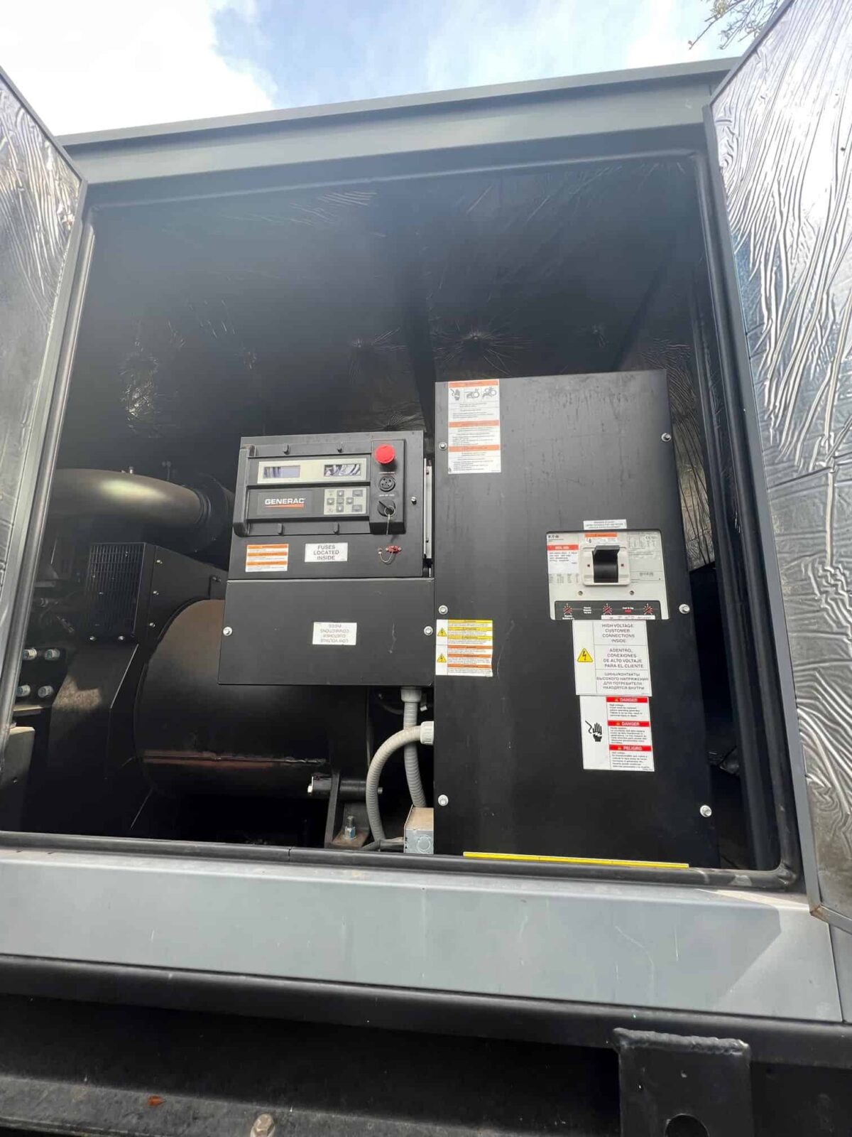 Generac SD200 200 kW 120/208V Sound Attenuated Diesel Generator | CI Group