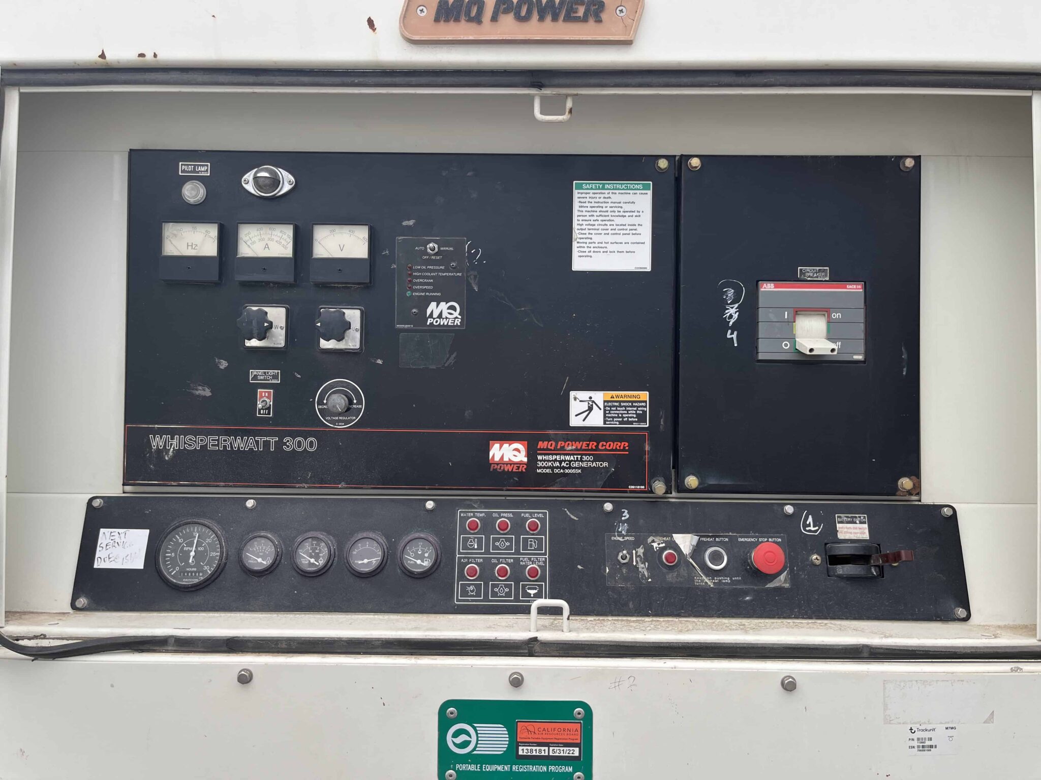 MQ Power DCA300 264 KW Mobile (Diesel) Generator | CI Group