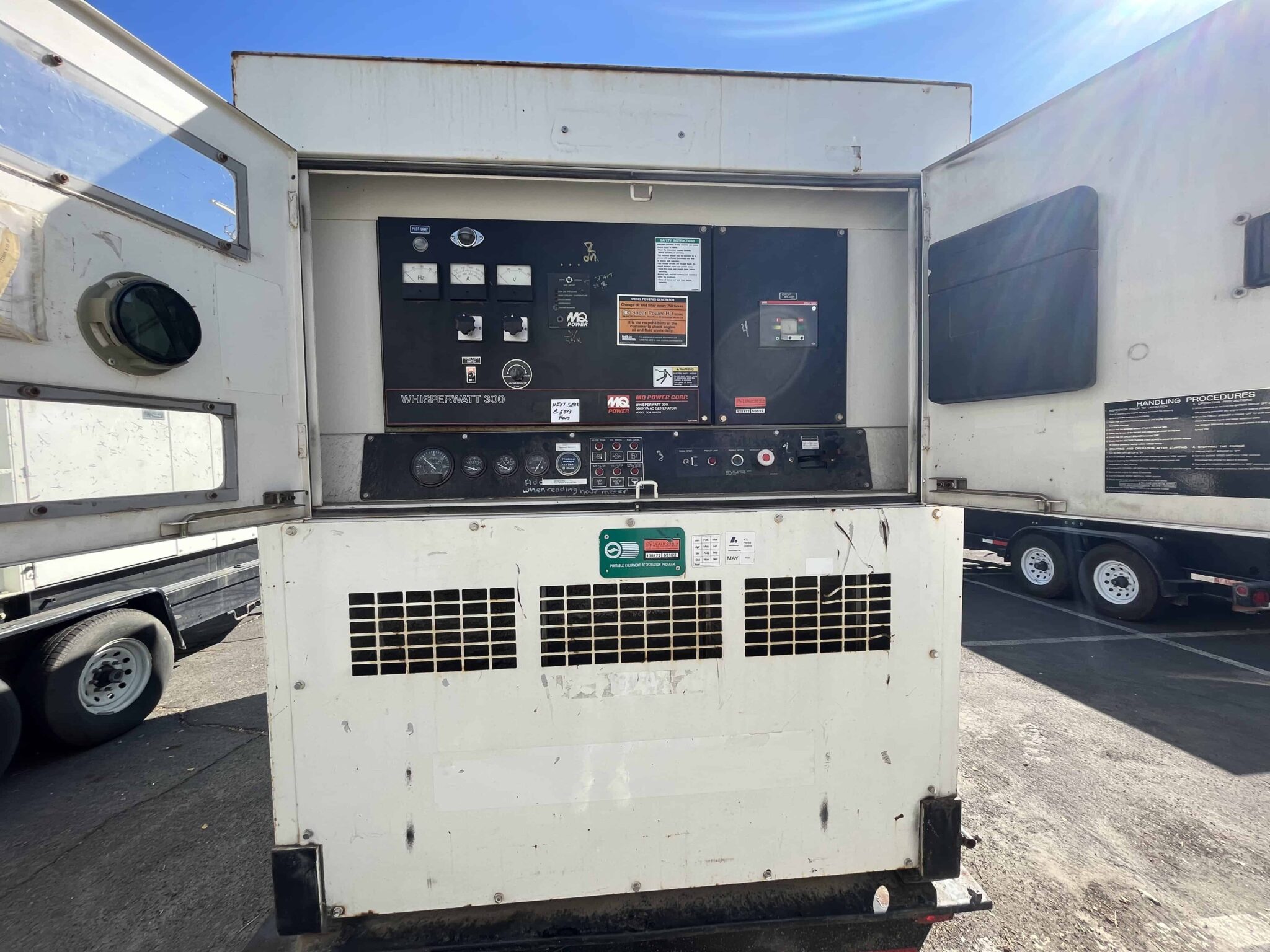MQ Power DCA300 264 KW Mobile Diesel Generator - CI Group