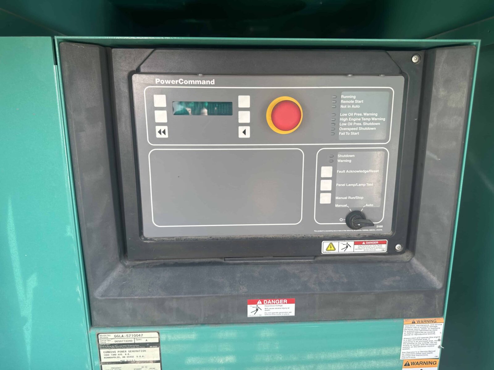 Cummins GGLA 125kW Natural Gas Generator Set | CI Group