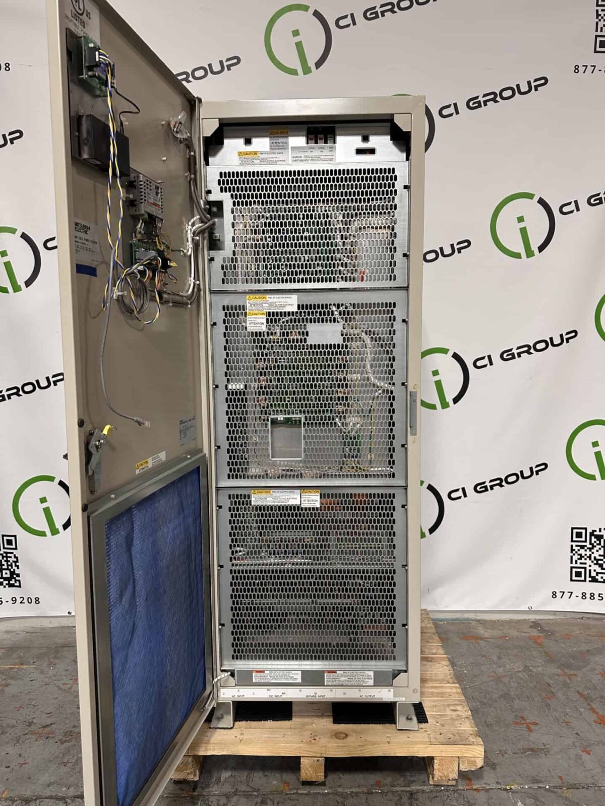 Mitsubishi 9900A 100kVA 480V-480V UPS System