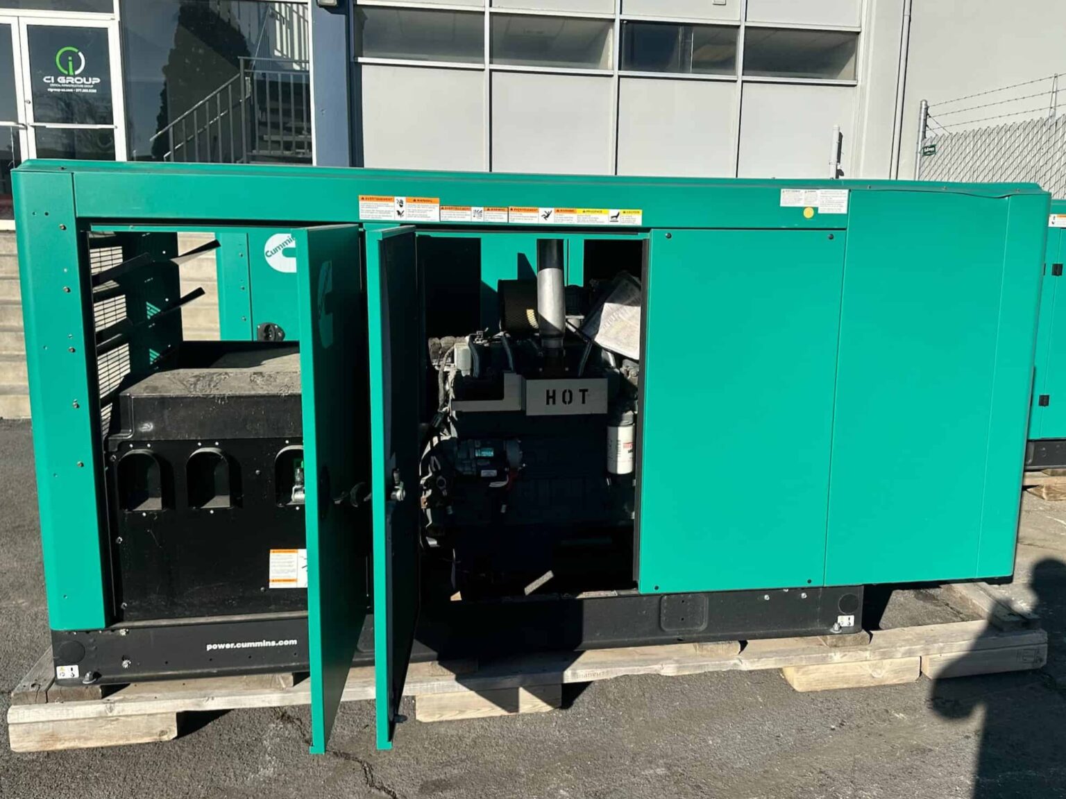 Surplus Cummins CN50N6 50kW Natural Gas Generator Set