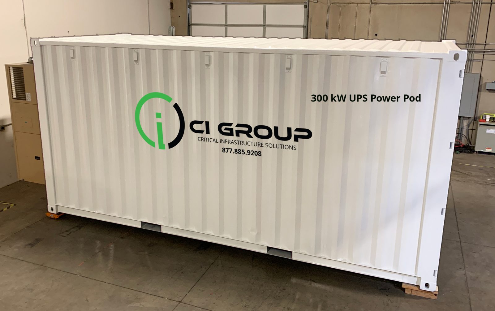300 KVA 480V Self Contained Outdoor UPS Rental Power Module